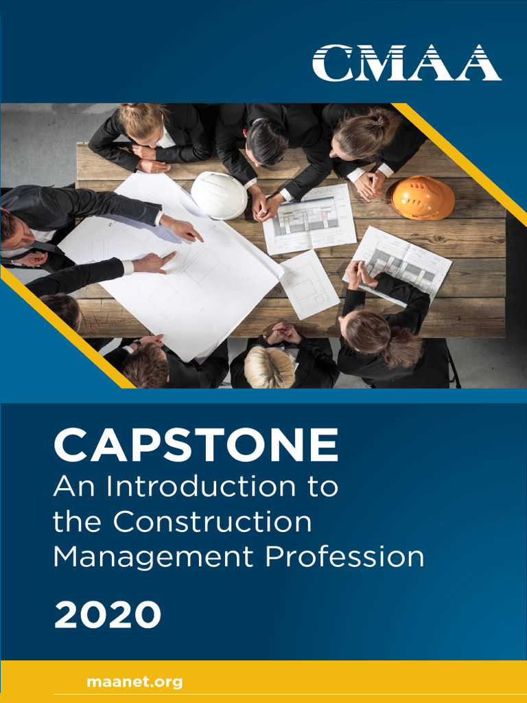 CAPSTONE An Introduction The Construction Management Profession 2020 by ...