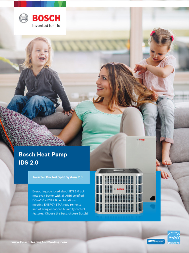 Bosch HVAC Brochure | PDF | Air Conditioning | Heat Pump