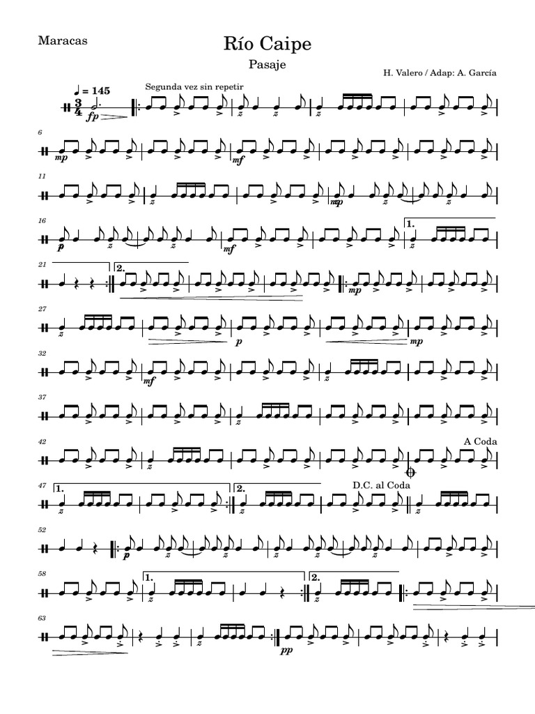 Rio Caipe Maracas | PDF
