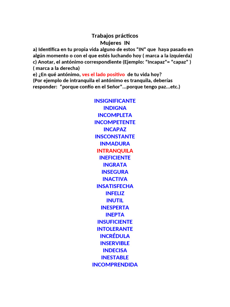 Trabajos Practicos Grupales e Individuales | PDF