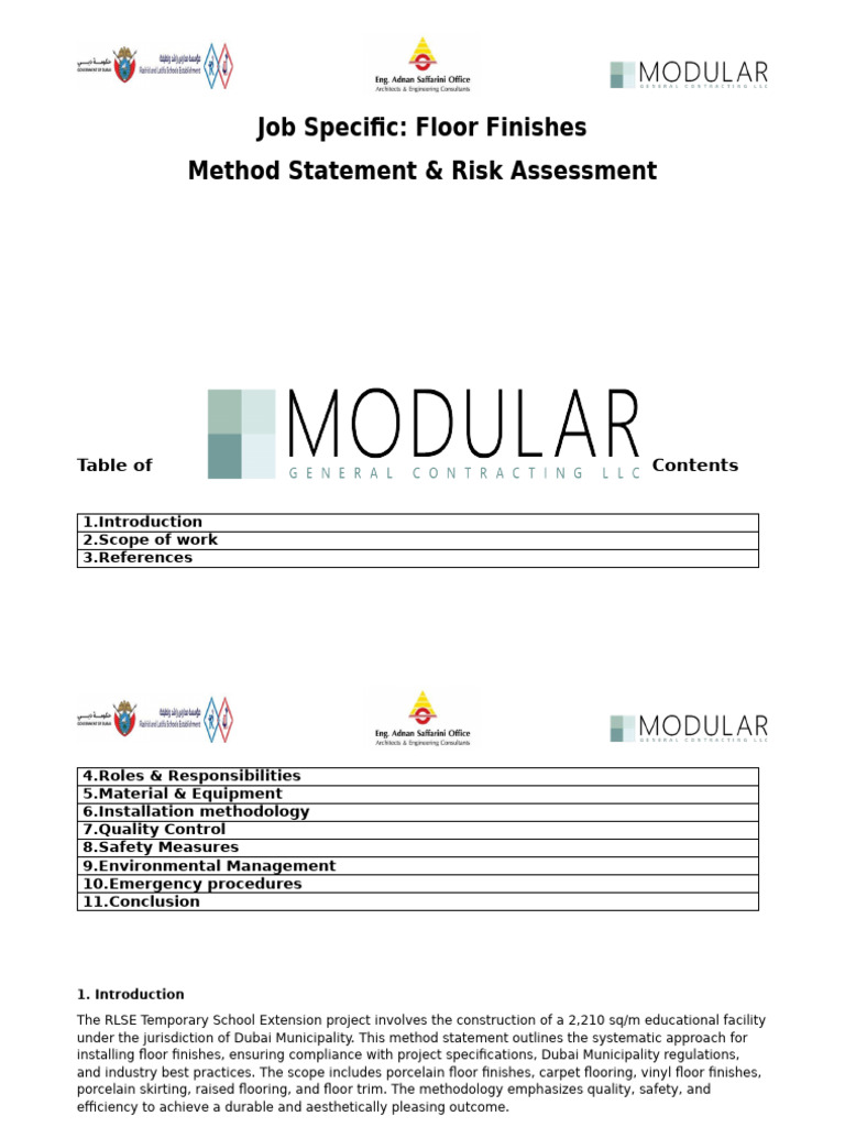 MS For Floor Finishes | PDF | Flooring | Specification (Technical Standard)