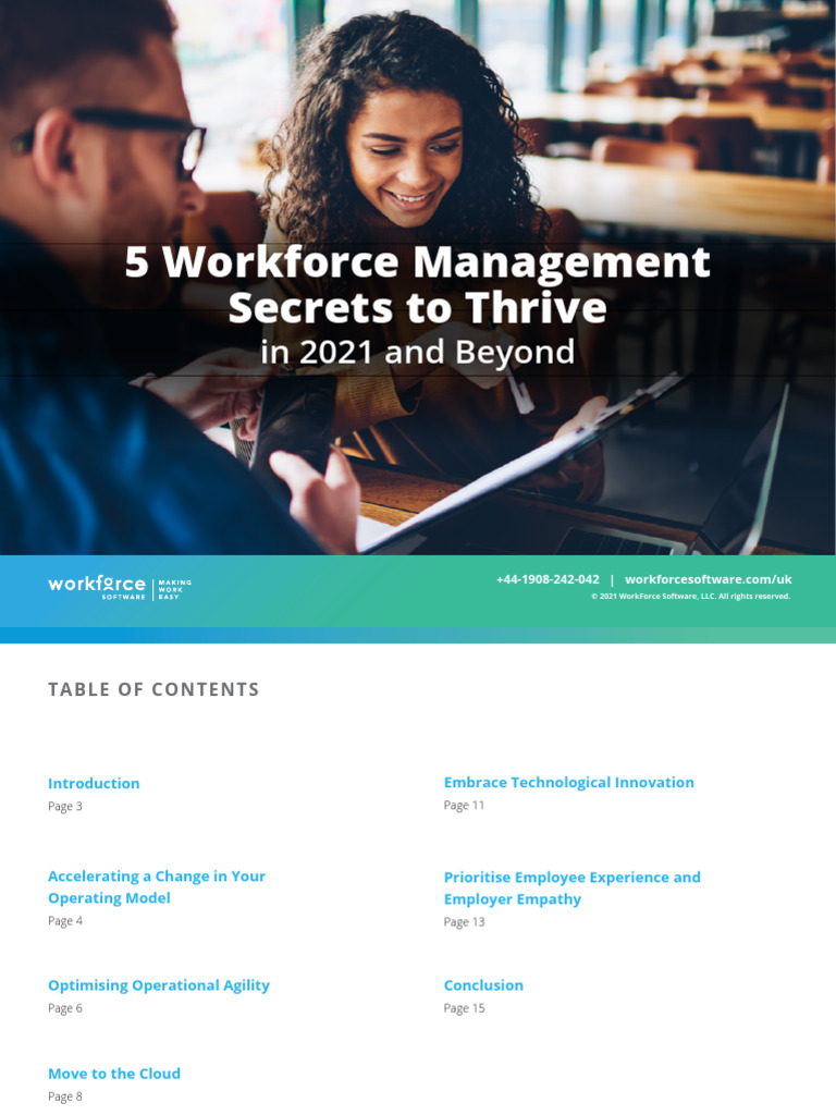 Workforce Management Strategies for 2021 | PDF | Employment | Cloud ...