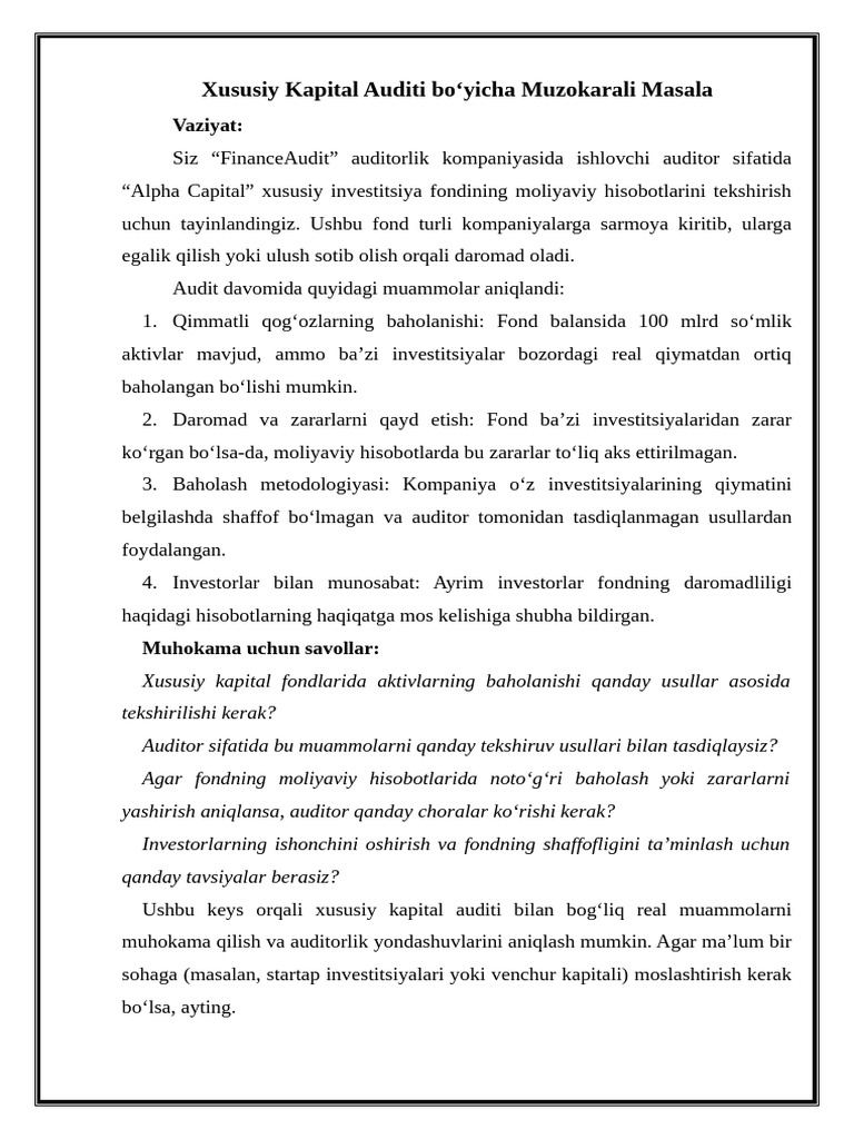 Boymurodov Elbek | PDF