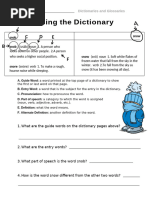 Understanding Dictionary Parts | PDF | Language Arts & Discipline ...