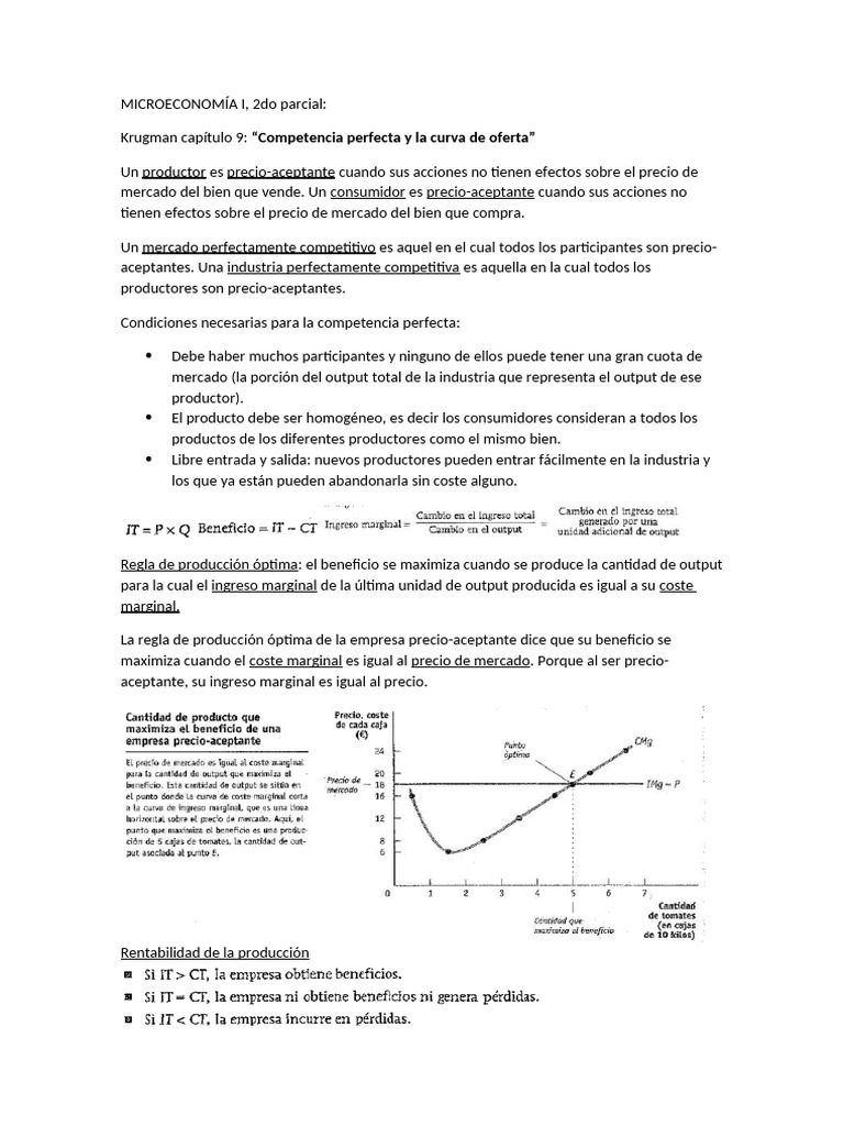 Micro Segundo Parcial | PDF | Monopolio | Mercado (economía)