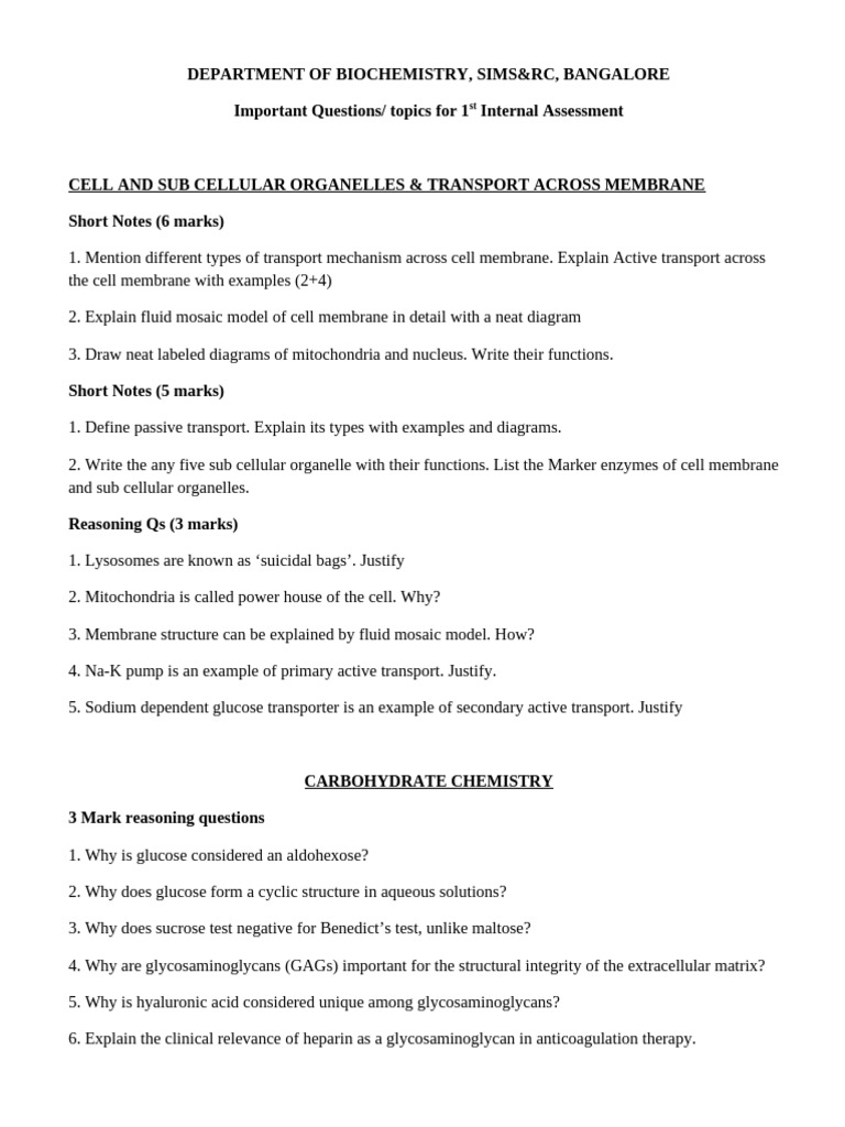 New Pattern Question Bank-2024 | PDF | Vitamin | Biochemistry