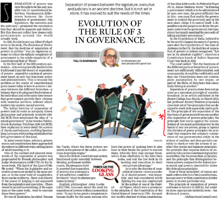 Separation of Powers | PDF