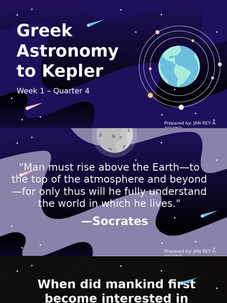 Greek Astronomy to Kepler Overview | PDF | Apsis | Heliocentrism
