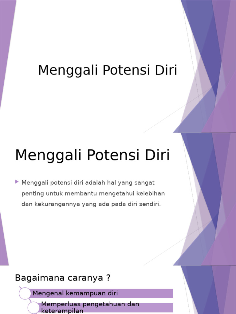 Menggali Potensi Diri | PDF