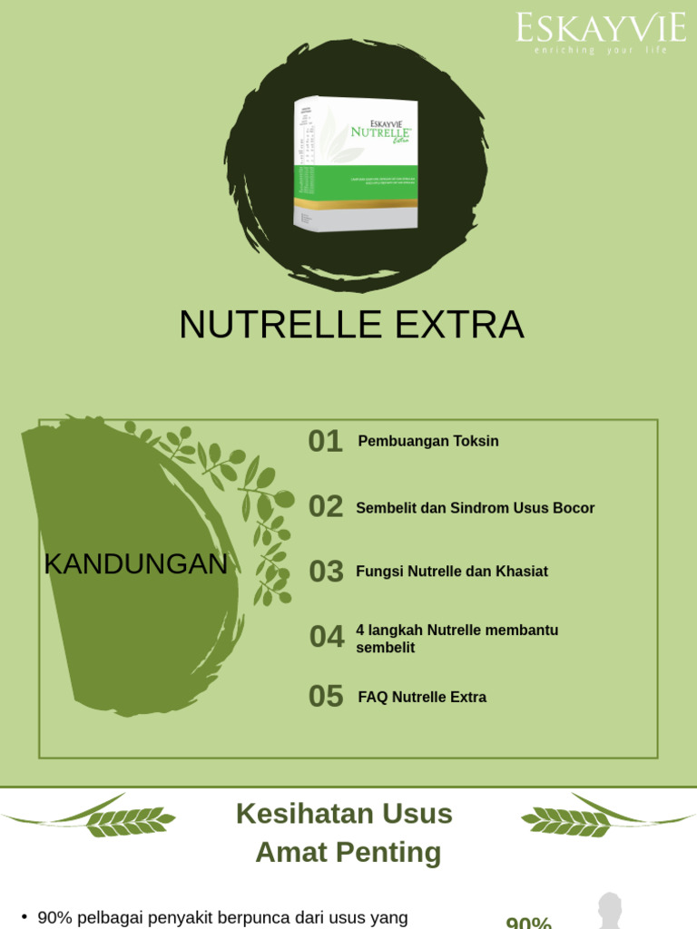 Product Knowledge - Nutrelle Extra (Revised 230620) | PDF