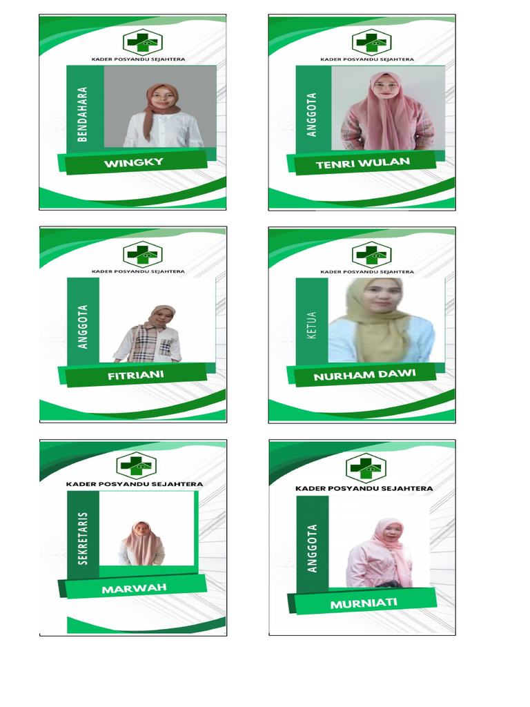 Atribut Kader Posyandu | PDF