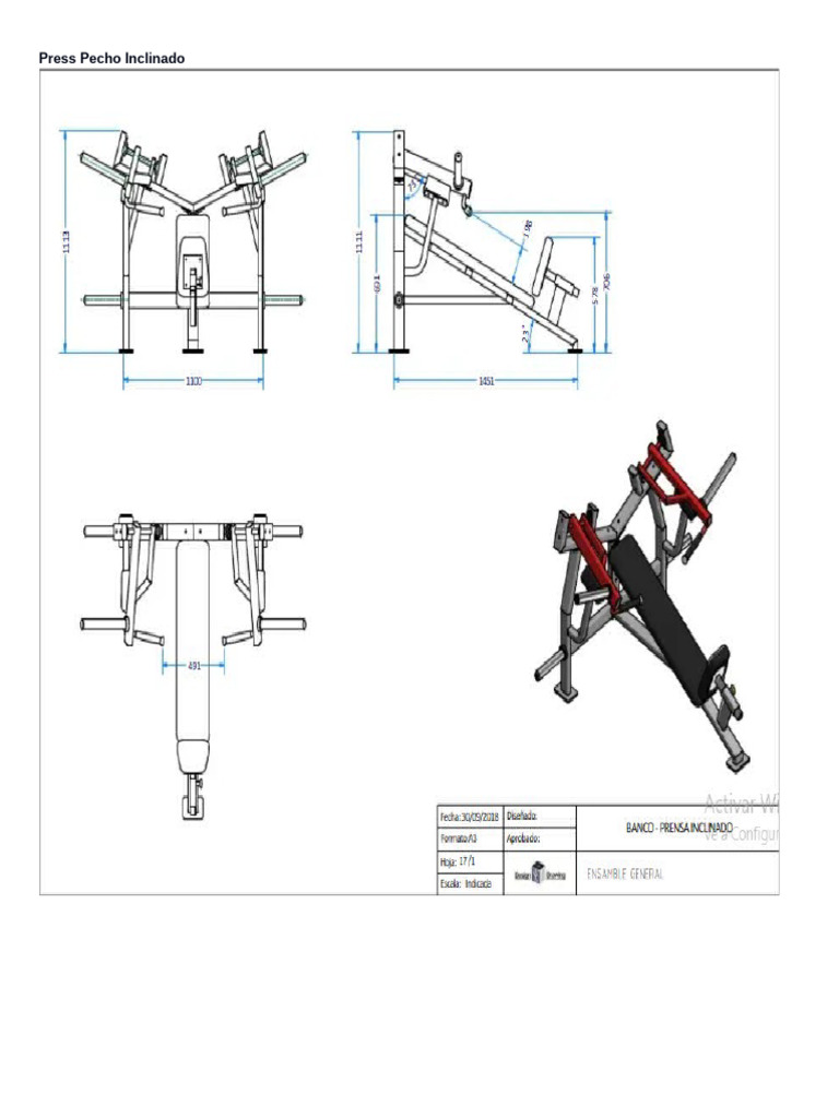 Press Pecho Inclinado | PDF