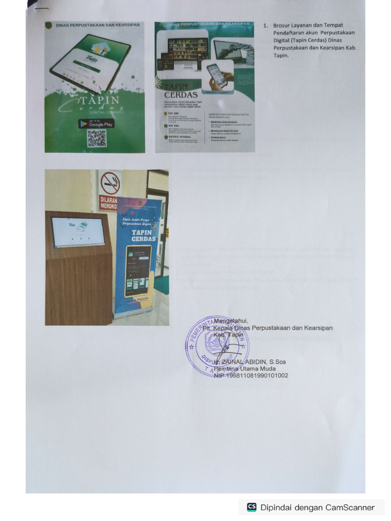 Dokumentasi Layanan Perpustakaan Digital Pdf