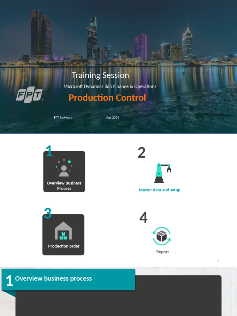 D365 Production Control Training Guide | PDF | Production And ...