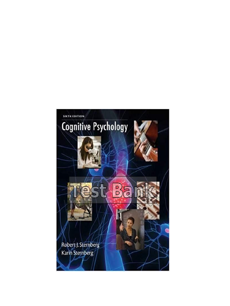 Cognitive Psychology 6th Edition Sternberg Test Bank download | PDF ...
