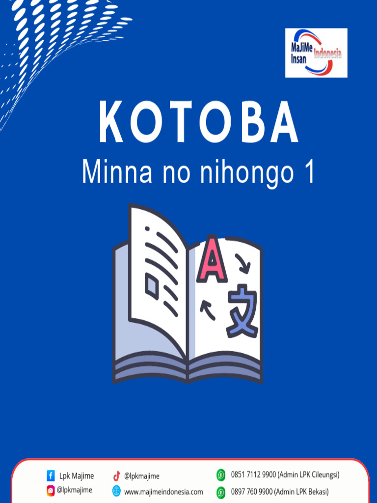 Kotoba Minna 1 | PDF
