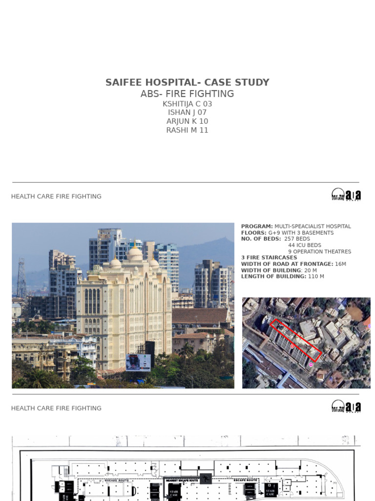 Abs Fire Fighting Saifee Hospital | PDF | Firefighting | Fire Sprinkler ...