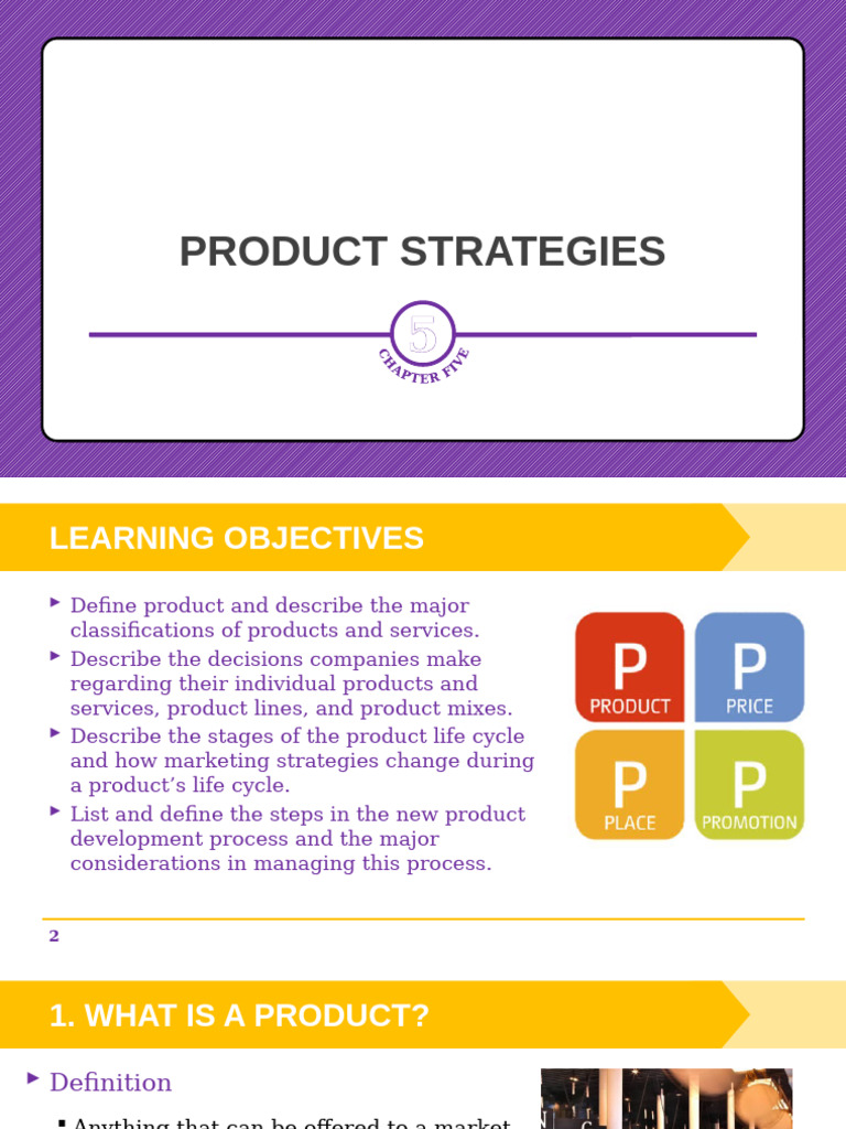 Product Strategies and Classifications Guide | PDF | Marketing | New ...