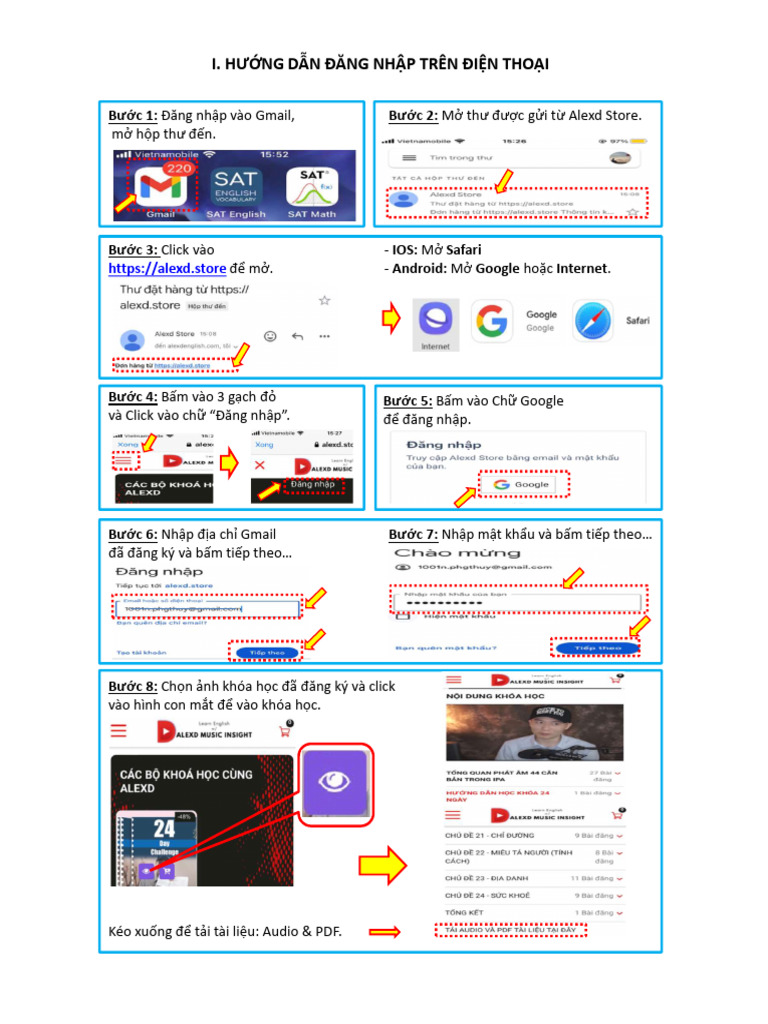 Huong Dang Nhap - Huong Dan Hoc | PDF