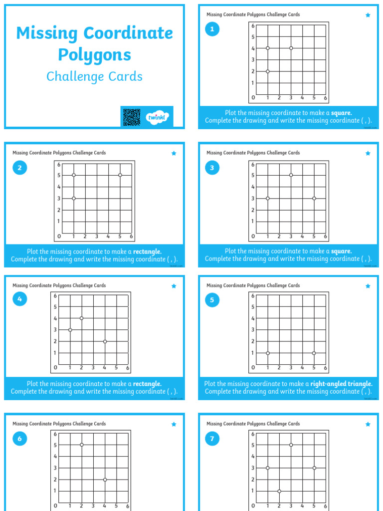 t2 M 17182 Missing Coordinate Polygons Differentiated Challenge Cards ...