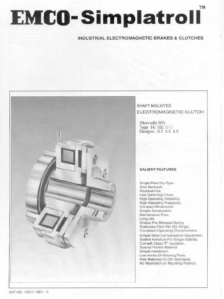 Emco Clutches- Brochure | PDF