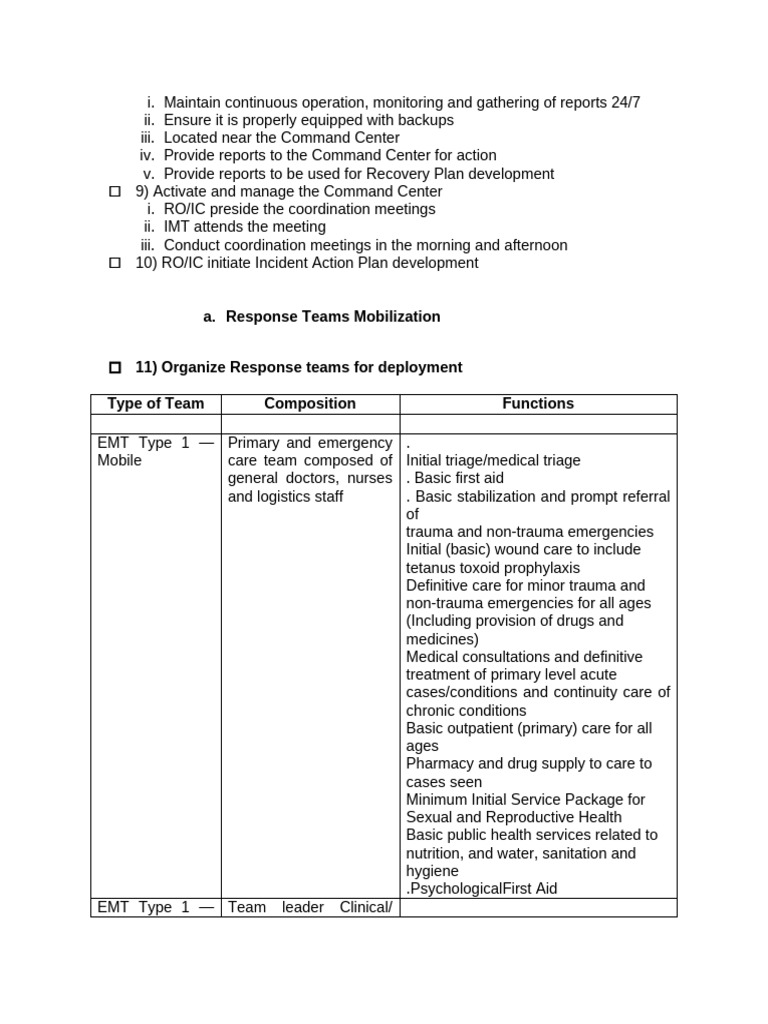 Maintain Continuous Operation | PDF | Emergency Medical Technician ...