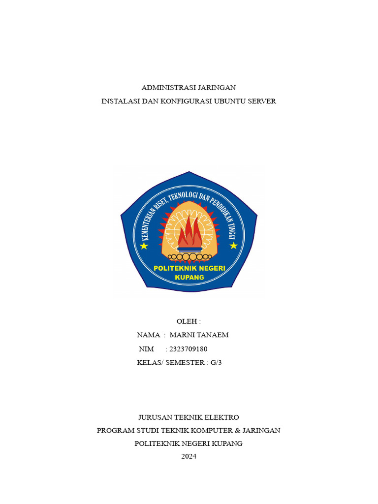 Instalasi dan Konfigurasi Ubuntu Server | PDF