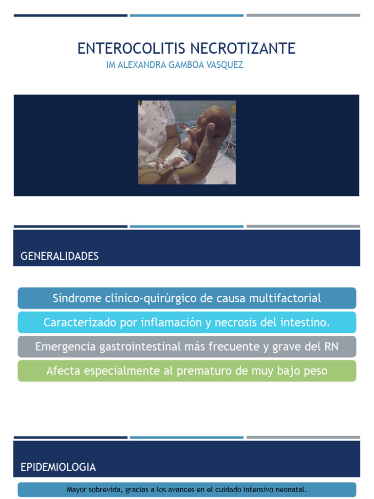 Enterocolitis Necrotizante en Neonatos | PDF | Parto prematuro ...