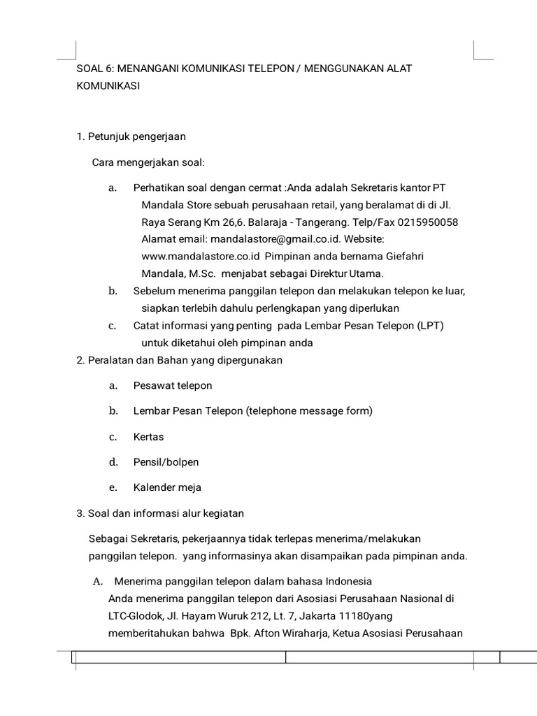 Latihan TLP | PDF