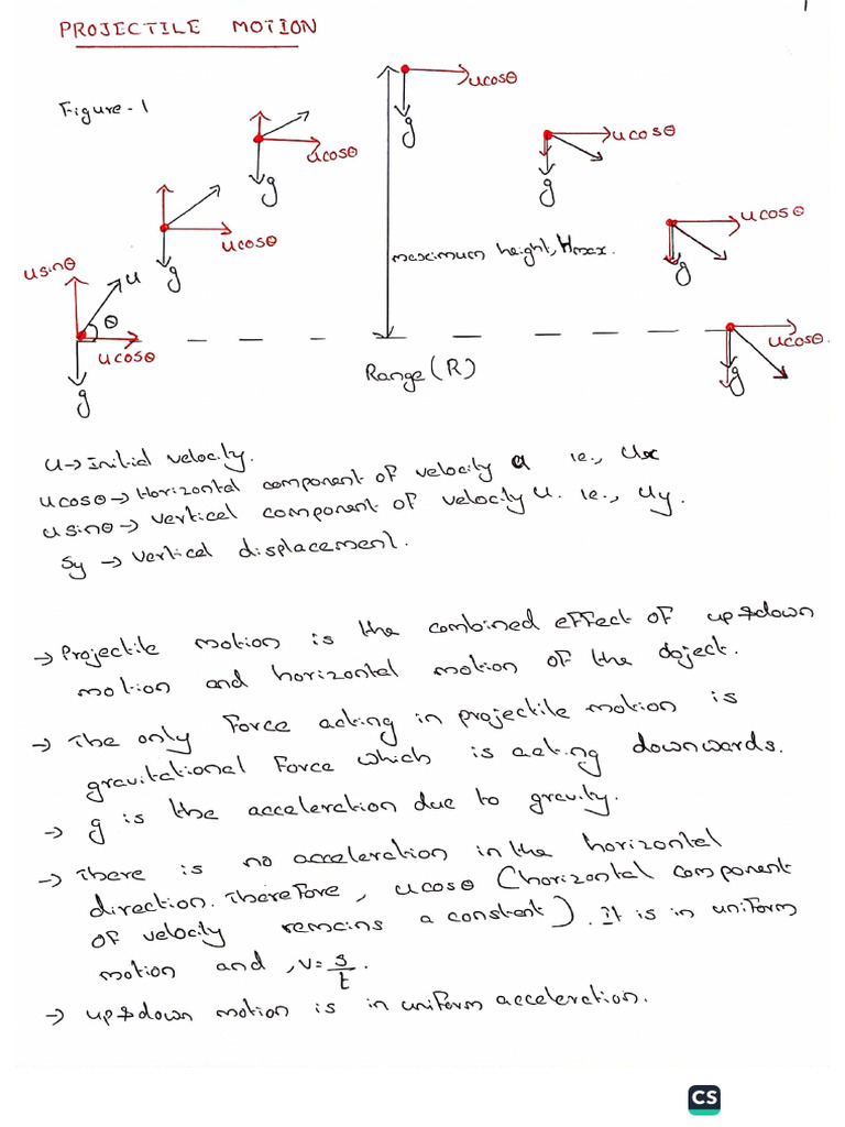 PROJECTILE MOTION | PDF