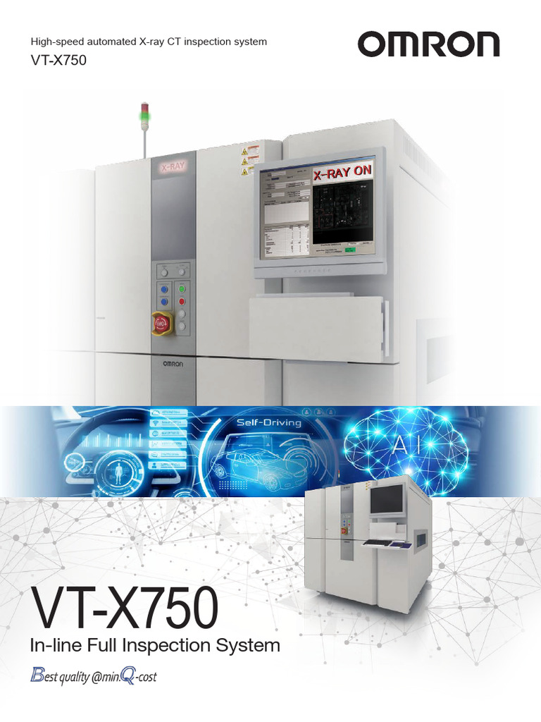 Omron VT-X750: High-Speed X-Ray Inspection | PDF | Printed Circuit ...