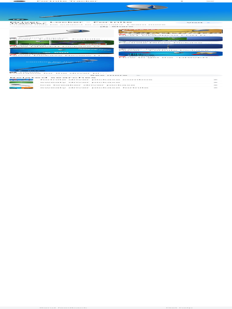 Driver Pickaxe - Google Search | PDF