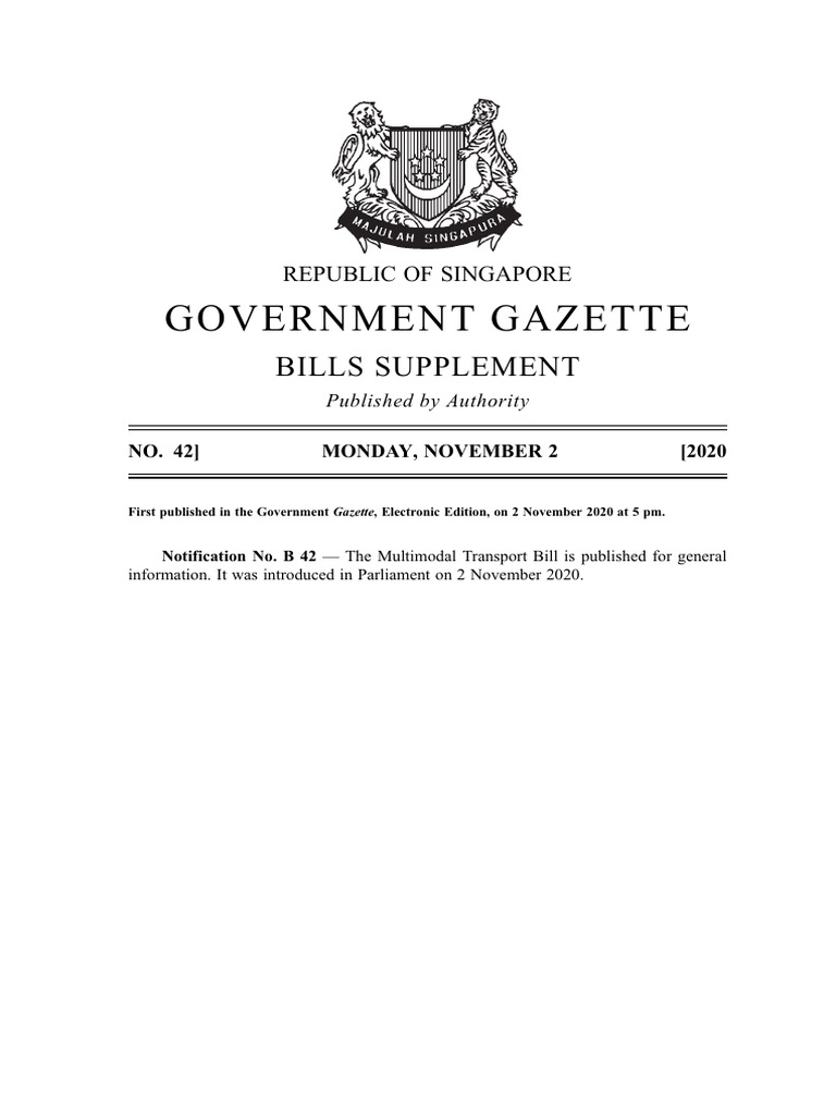 Multimodal Transport Bill | PDF | Arbitration | Indemnity