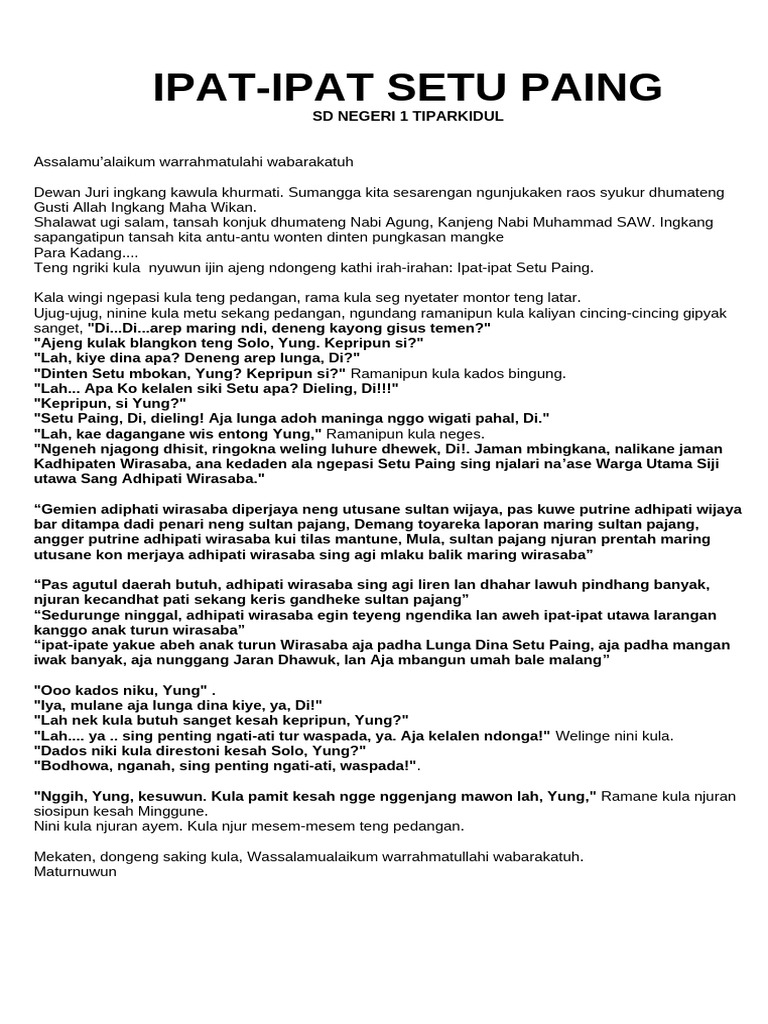 Ipat-Ipat Setu Paing | PDF