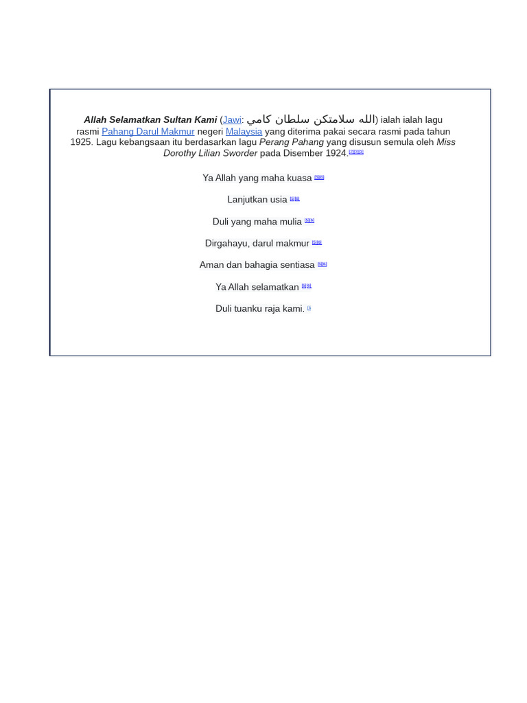 Lagu Pahang | PDF