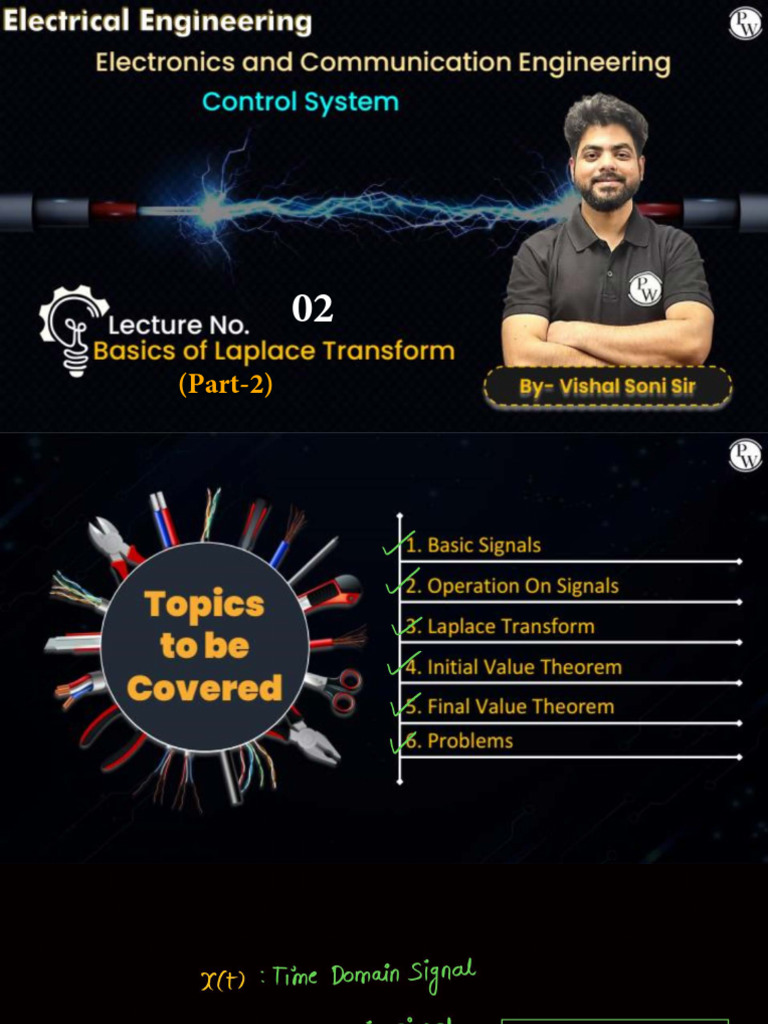 Basics Of Laplace Transform 02 Class Notes Pdf