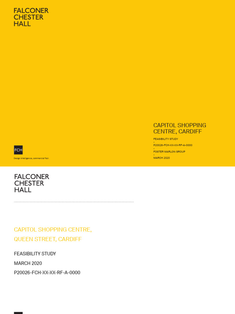 Capitol Shopping Centre, Cardiff: Feasibility Study - P20026-FCH-XX-XX ...