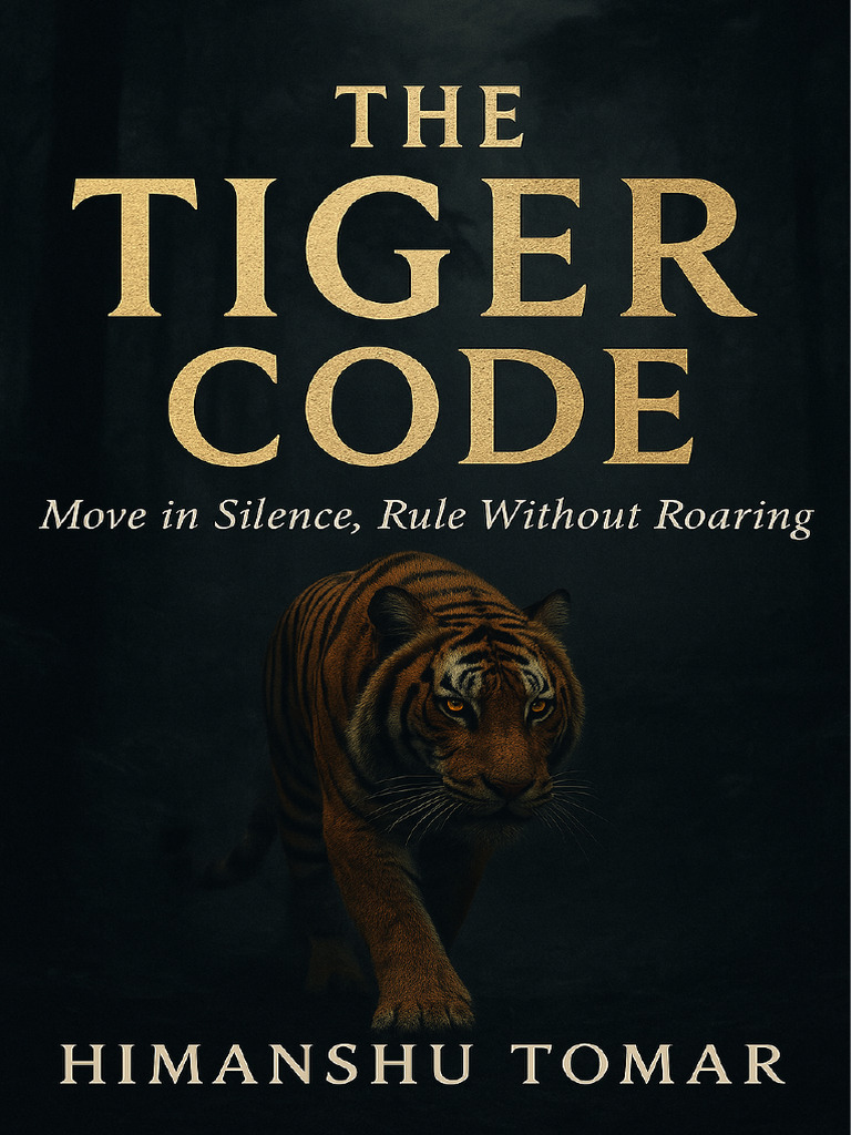 The Tiger Code_ Move in Silence, Rule Without Roaring_Book | PDF