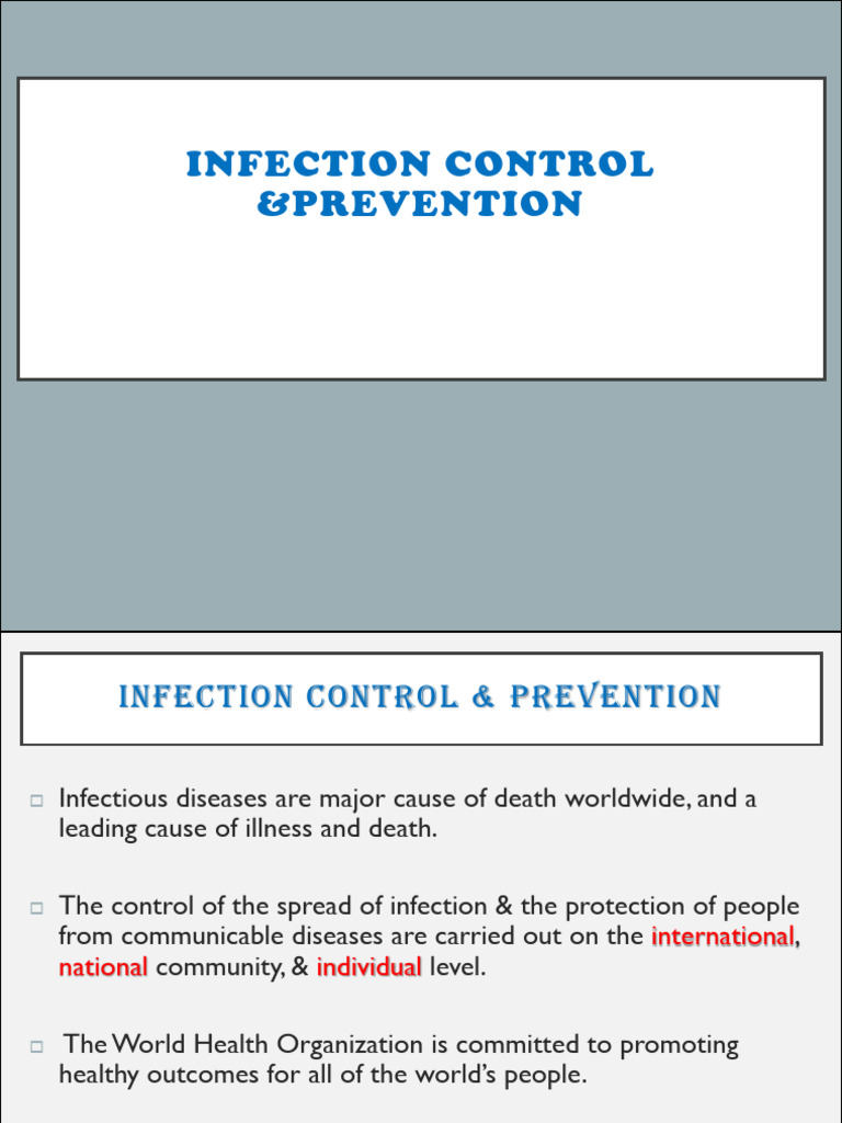 Infection Control & Prevention Strategies | PDF | Infection | Hospital ...