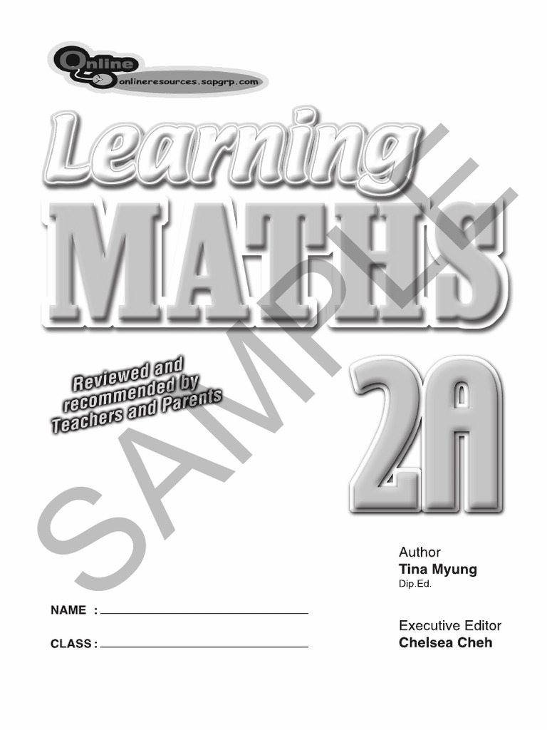 SAMPLE Learning Maths 2A | PDF | Multiplication | Measurement