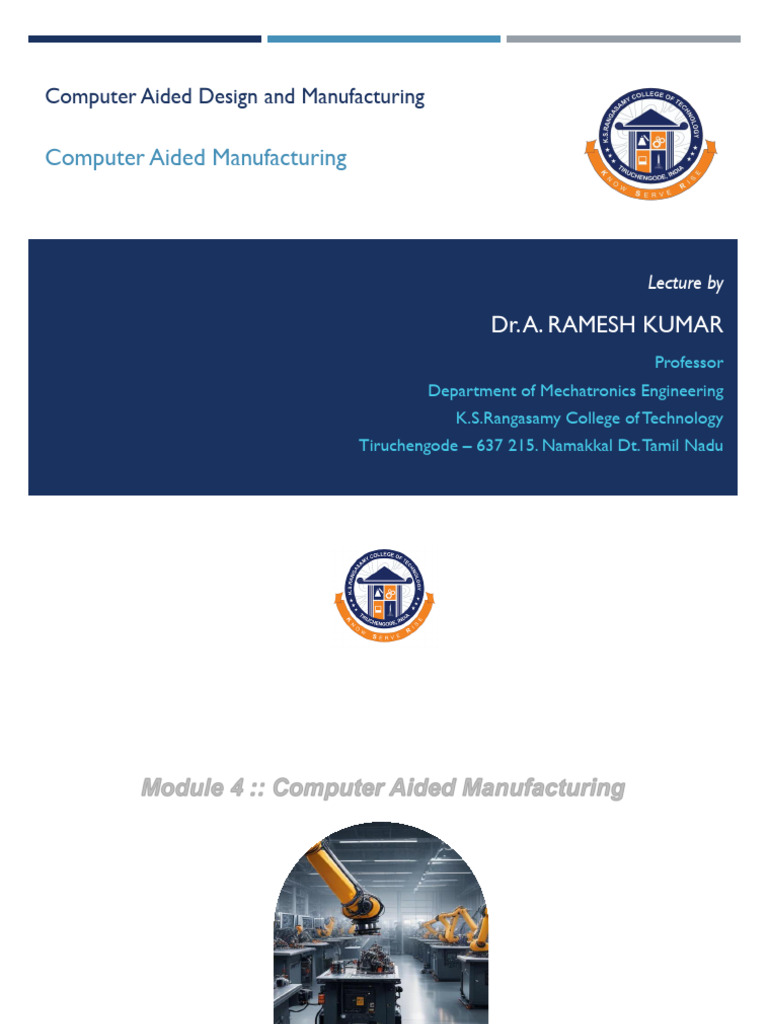 Unit 3 60 MC 602 CADM | PDF | Production And Manufacturing
