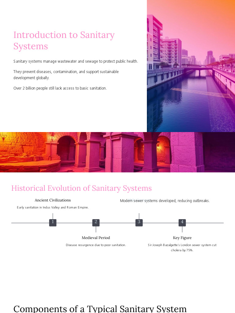 Overview of Sanitary Systems and Treatment | PDF | Sewage Treatment ...
