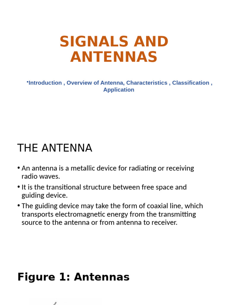 Antennas and Signal Propagation Overview | PDF | Antenna (Radio ...