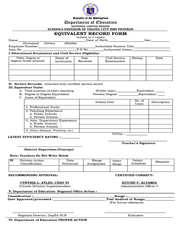 Erf2025 Prescribed Form - Solania | PDF