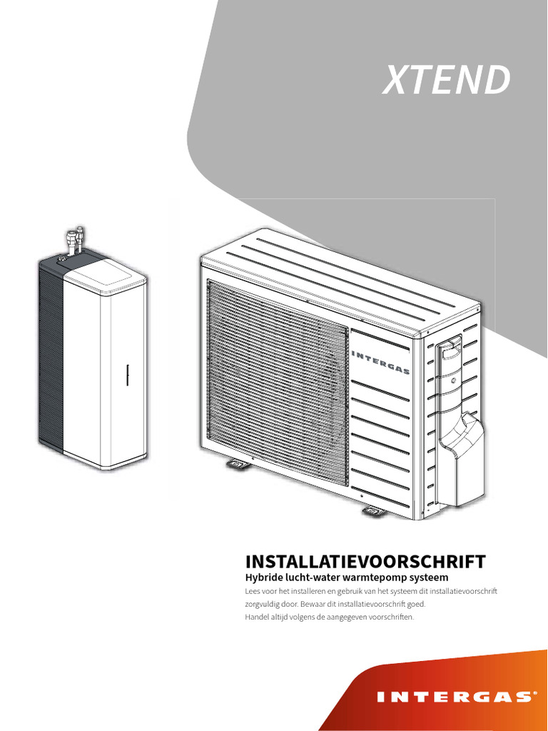 installatie handleiding xtend intergas | PDF