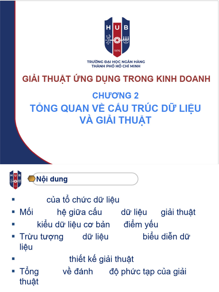 Chuong_2_Tong quan ve CTDL va Giai thuat | PDF