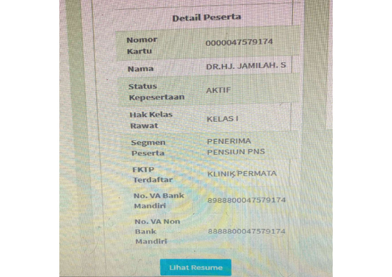 BUKTI BPJS KES. | PDF