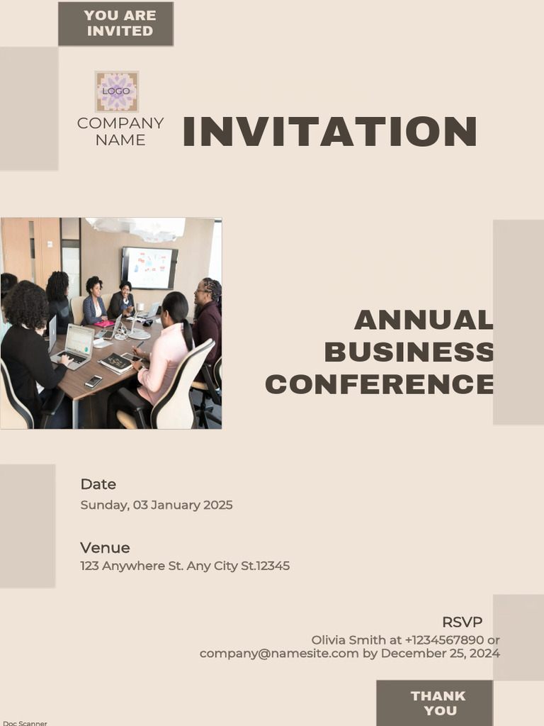 Invitation Template 1 | PDF