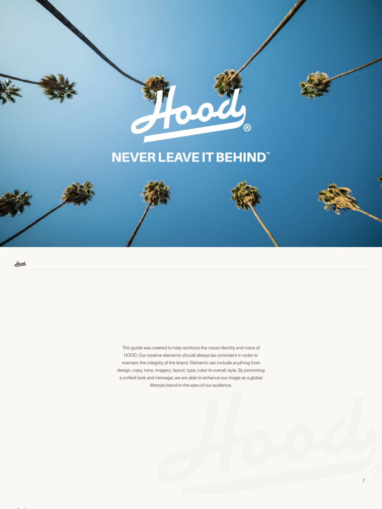 Hood Hat Brand Guidelines | PDF | Logos | Graphic Design