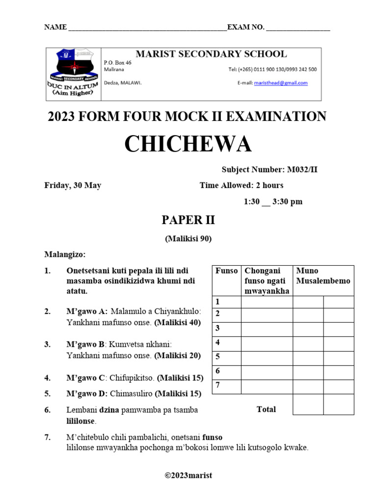 Understanding "Chimanga Chokazinga" | PDF | Human Development | Human ...